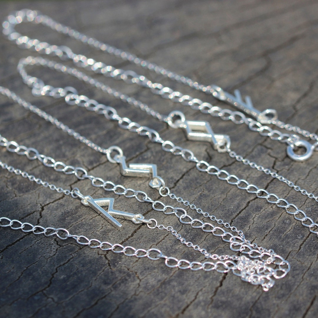 Silver Rune Bracelet,runes Bracelet,fehu Rune Bracelet,ansuz,raihdo ...