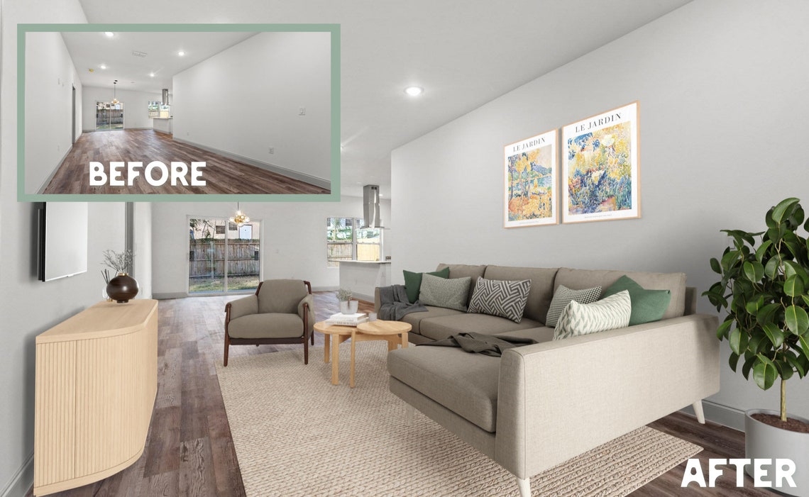 Realistic Virtual Staging Under 24hrs - Etsy