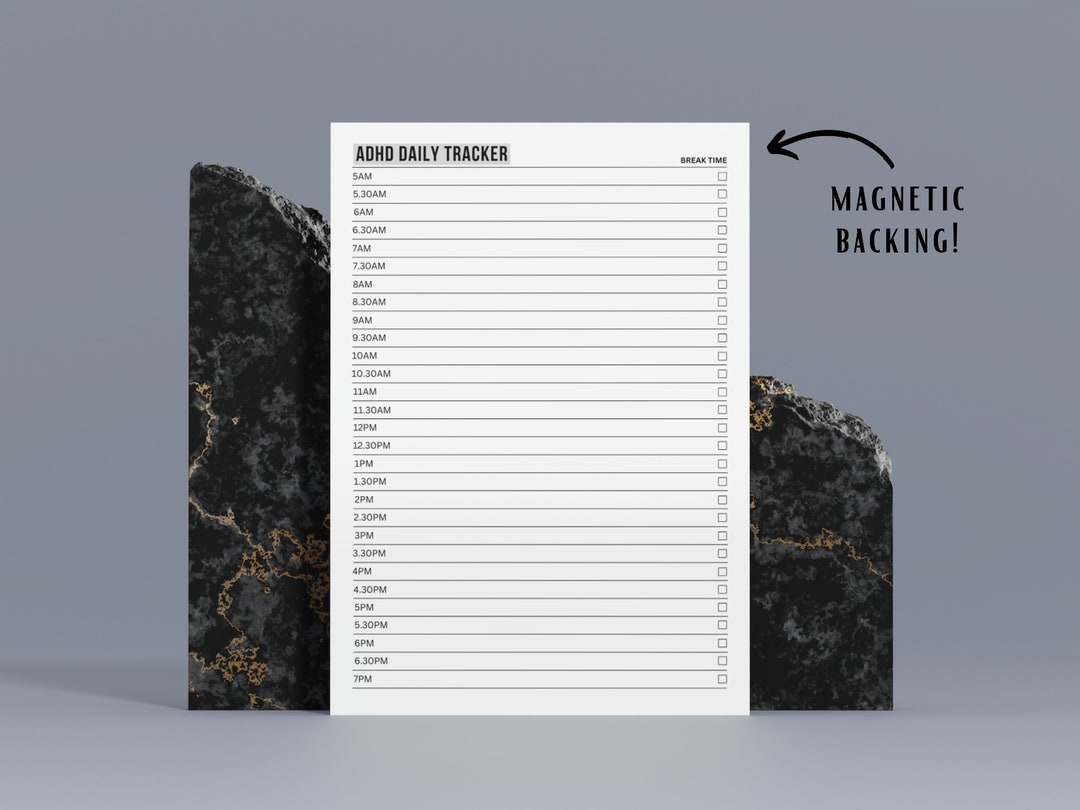 ADHD Planner Magnetic Planner Printable Planner ADHD Adhd Digital ...