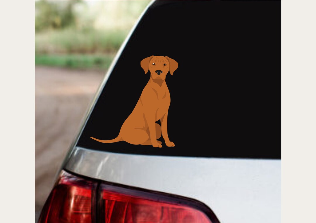 Rhodesian Ridgeback Breed | Pawsome Doggy Car Decals | Express Your ...
