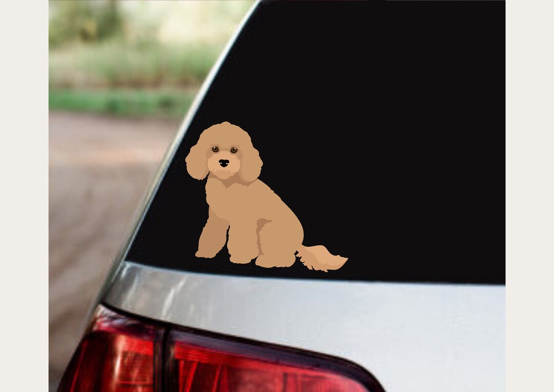 Toy Poodle Breed | Pawsome Doggy Car Decals | Express Your Love for ...