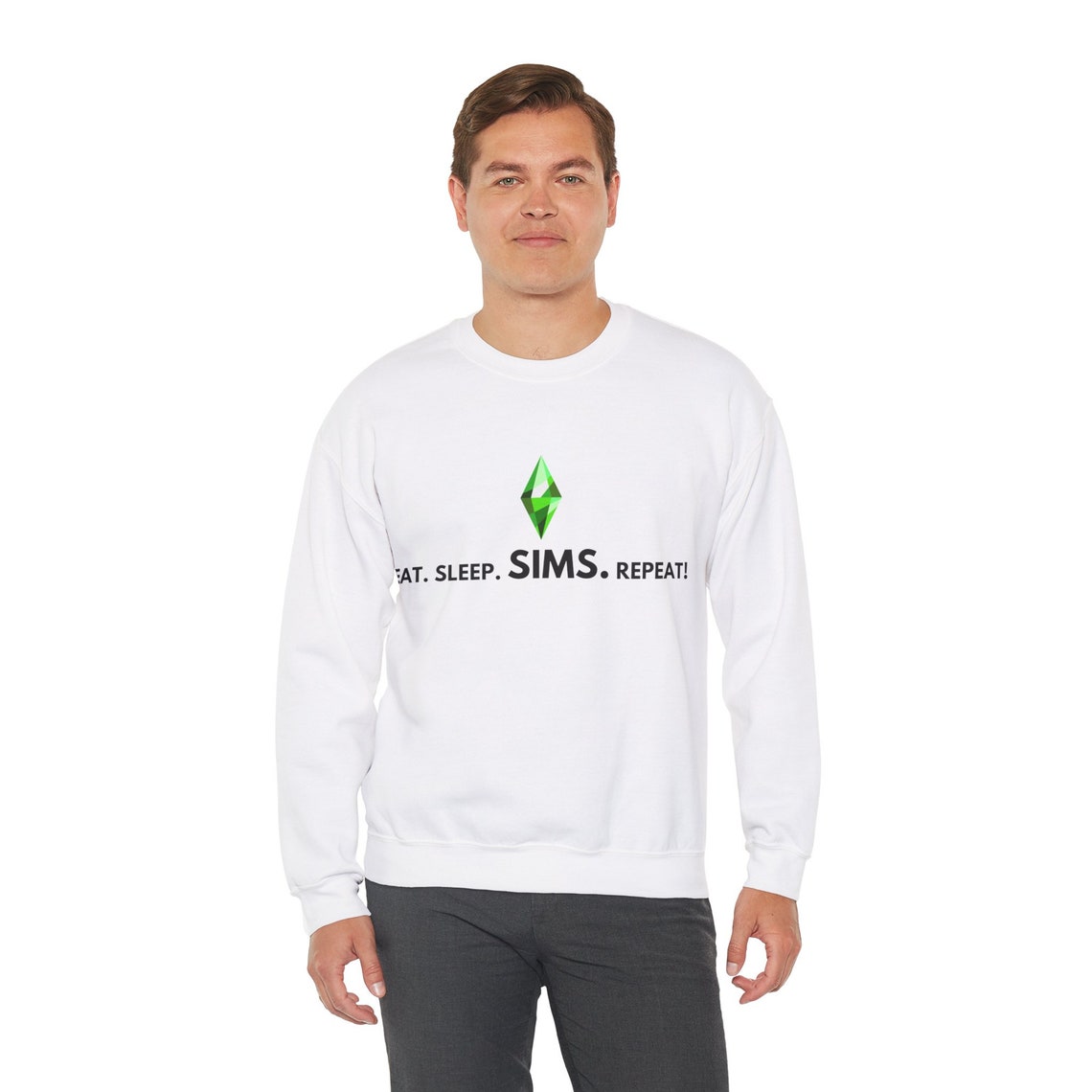 Sims 4 Eat. Sleep. Sims. Repeat. Sweatshirt Jumper Sims 4 Merch Sims ...