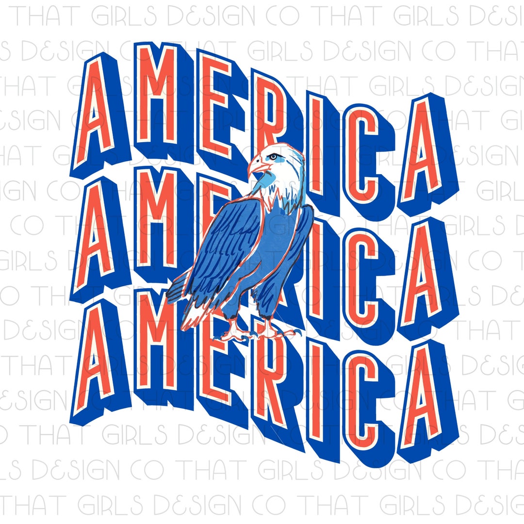 Retro Patriotic Png, Retro America Png, 4th of July Retro America Shirt ...