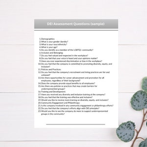 DEI (diversity, Equity, and Inclusion) Templates Bundle | Instant ...