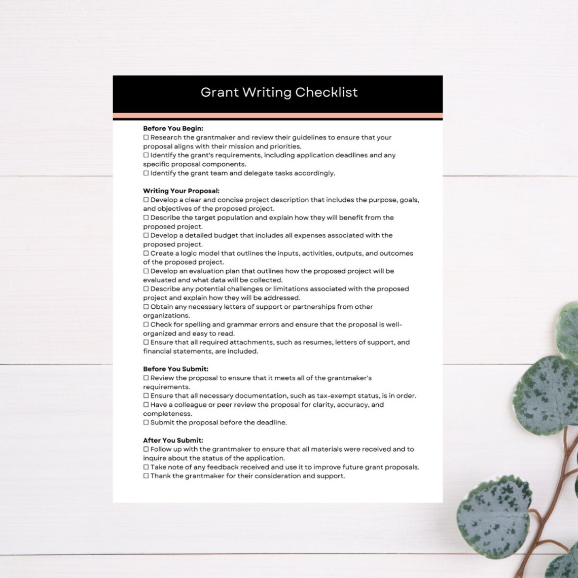 Grant Writing Templates Bundle | Instant Download | Fully Customizable ...
