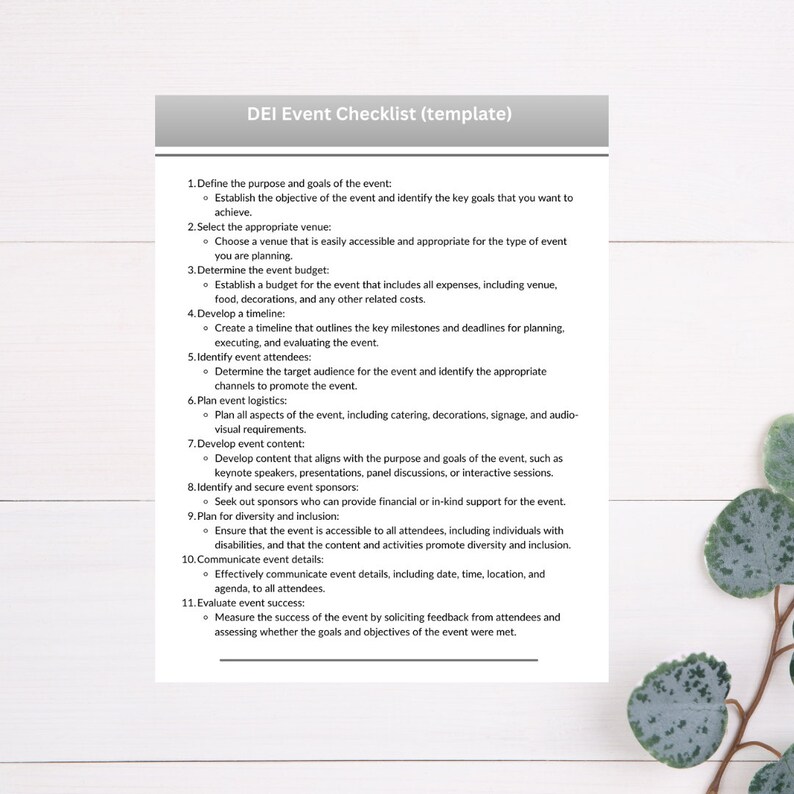 DEI (diversity, Equity, and Inclusion) Templates Bundle | Instant ...