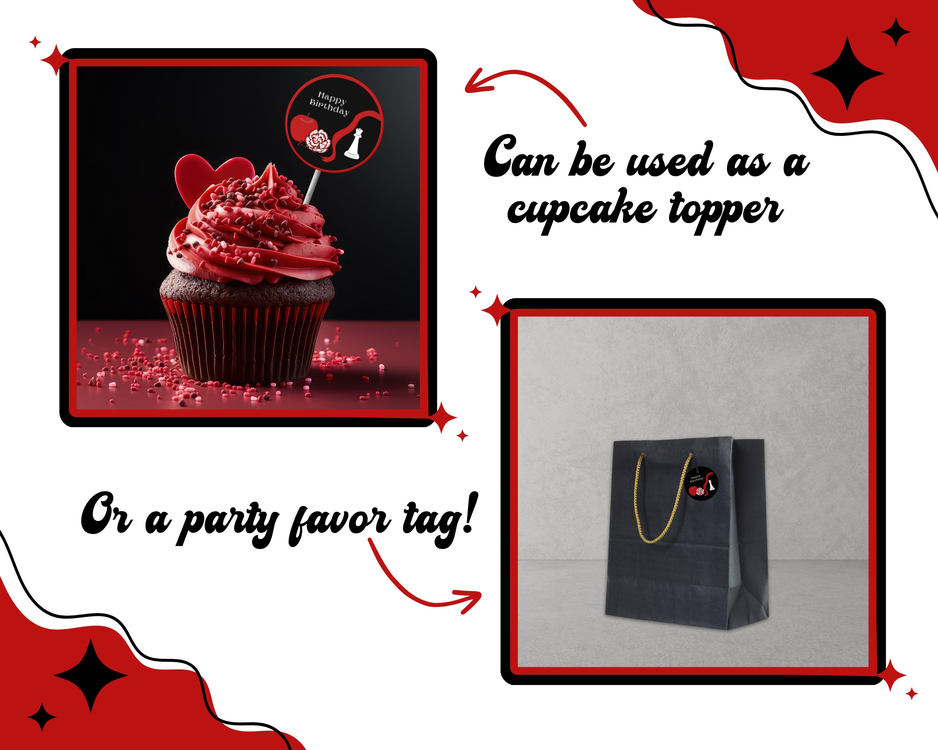 Twilight Cupcake Toppers | Twilight Book Set Cupcake Decorations ...