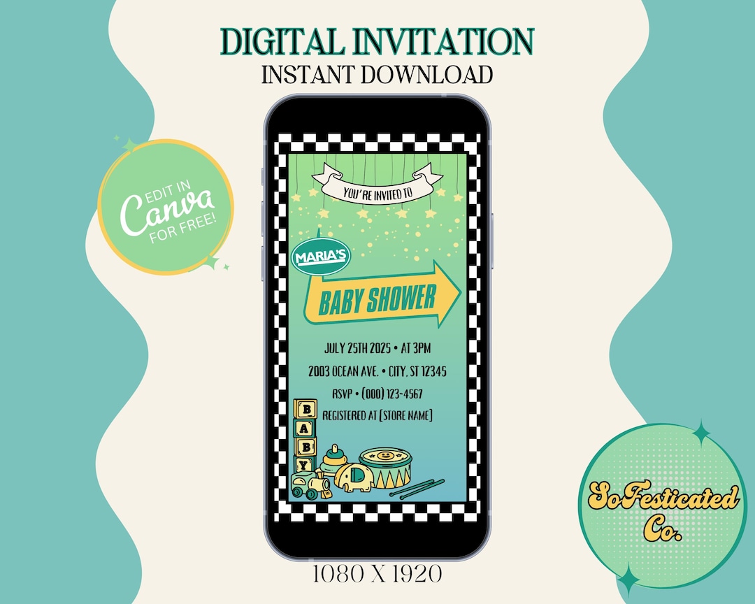 Vans | Warped Tour Poster | Babyshower | Evite | Pop Punk| Baby Shower ...