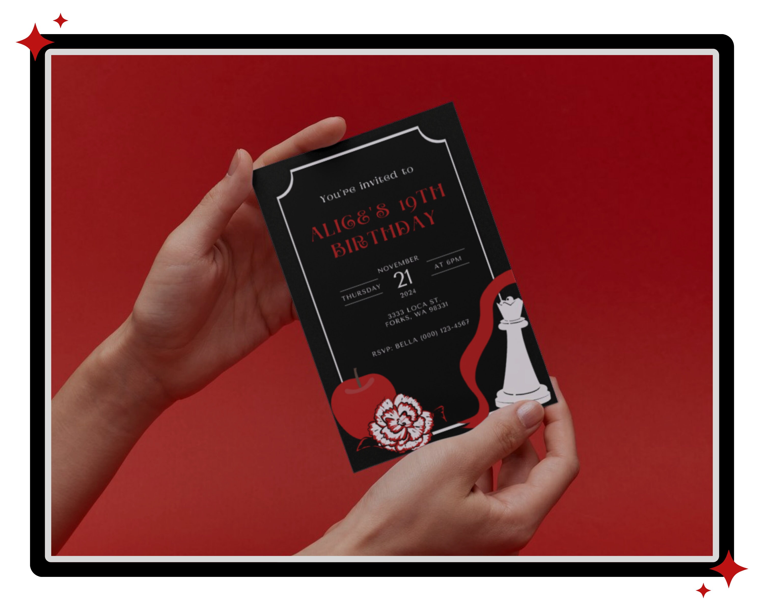 Twilight Invite | Twilight Saga Printable Invite | Twilight Series ...