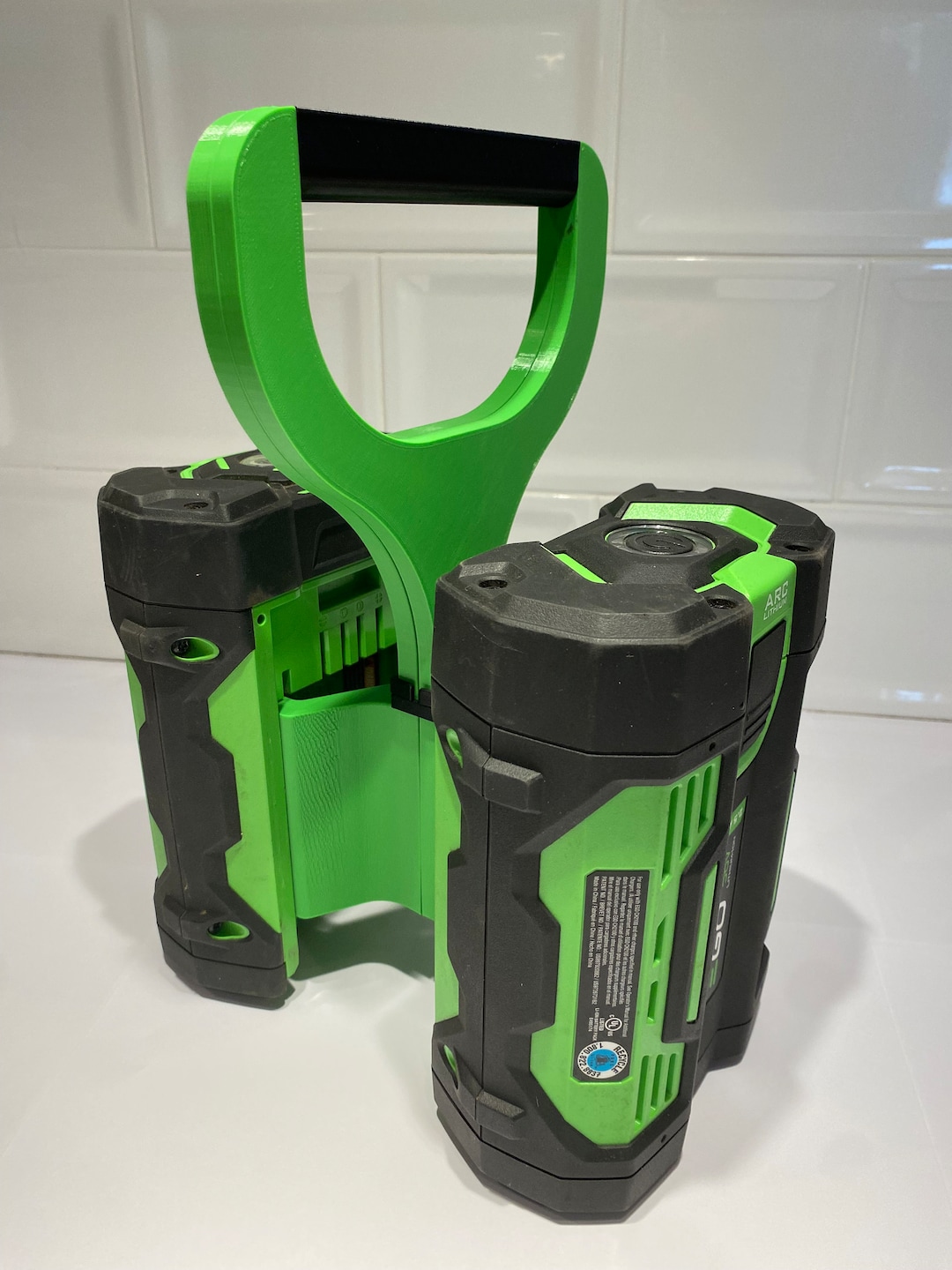 3D Printed EGO 56V Dual Battery Carrier 2.0 With Handle - Etsy