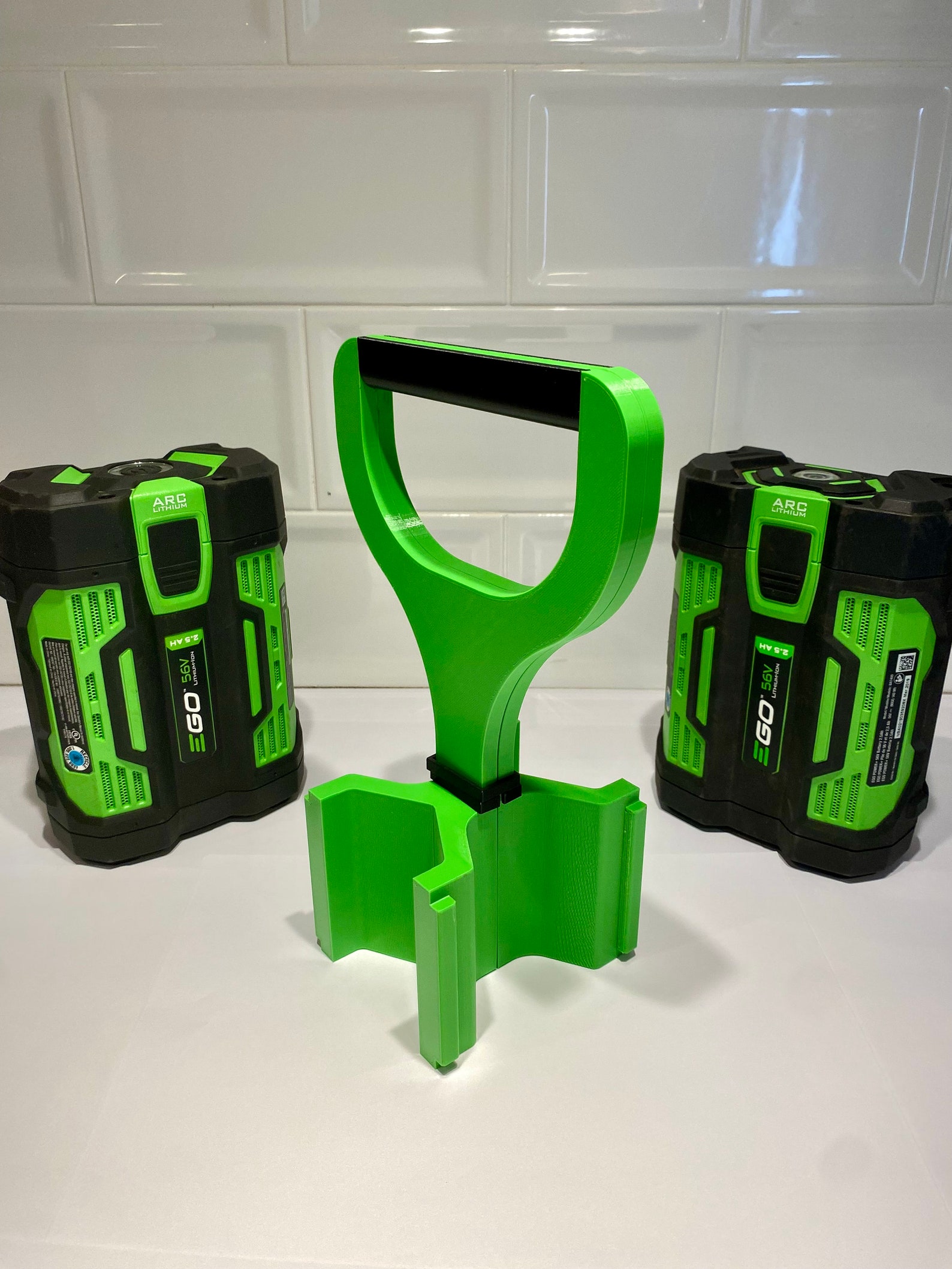 EGO 56V Battery Carrier 3D Printed Dual Battery Holder With Large Handle L Fits All 56V EGO ...