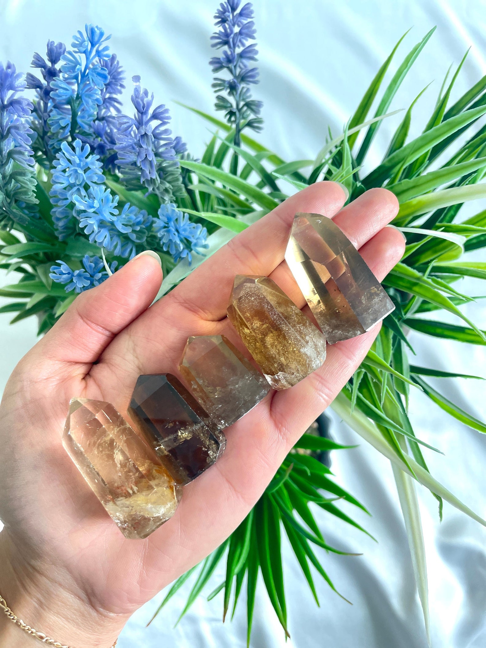 Natural Citrine Tower Healing Crystals Solar Plexus Chakra Citrine ...