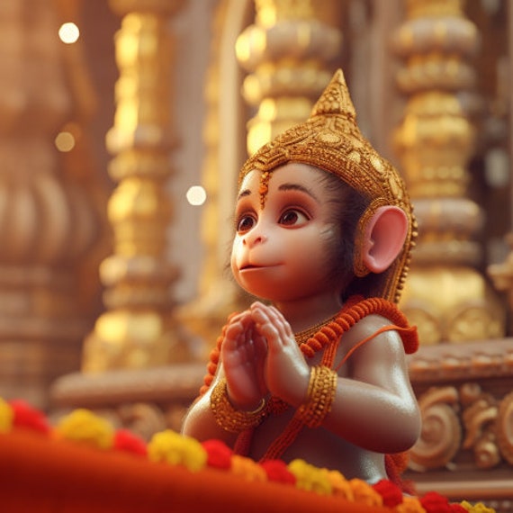 Baby Hanuman Wallpaper
