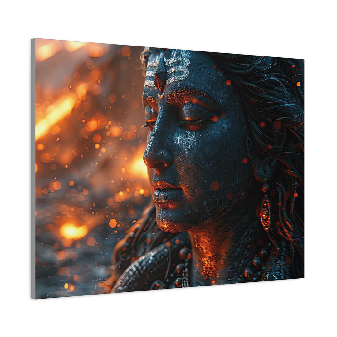 Lord Shiva Sublime , Canvas Art, Shiva , Mahadeva , Home Décor, Canvas ...