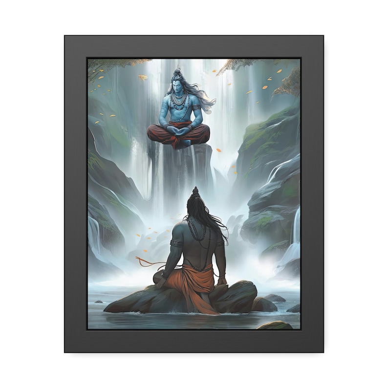 Lord Shiva With Lord Rama | Unique Art | Lucky Art | Home Decor ...