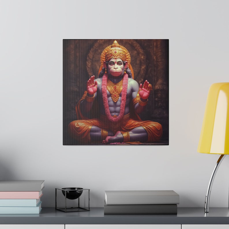 Lord Hanuman the Divine God , Hanuman Painting, Lord Hanuman Poster ...
