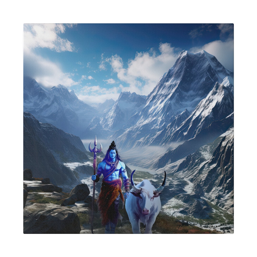 Lord Shiva Walking With Nandi Mahadev Art Shiva Art - Etsy Lord Shiva Walking With Nandi Mahadev Art Shiva Art - Etsy