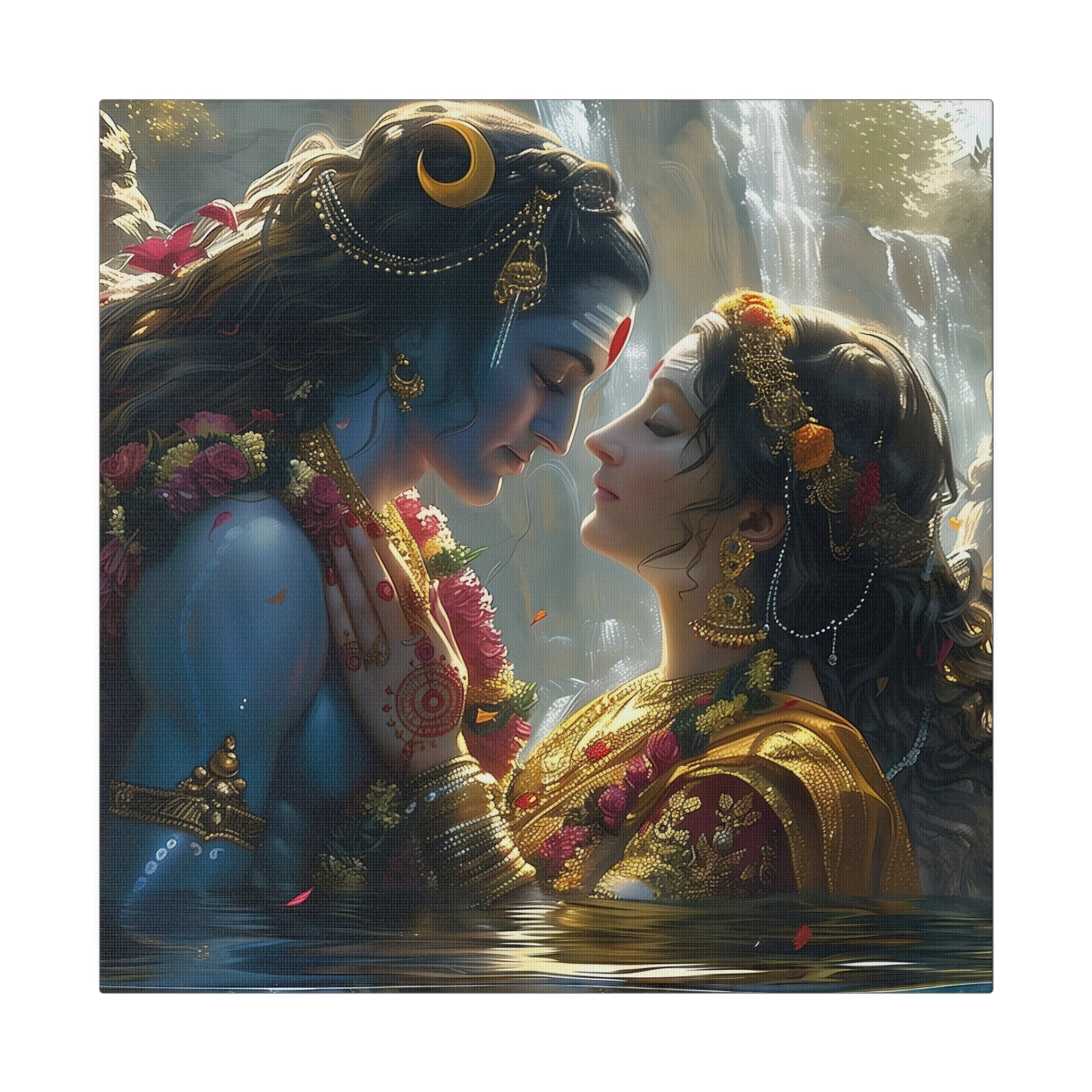 Lord Shiva and Goddes Parvati , Love Portrait , Shiva and Shakti , Home ...