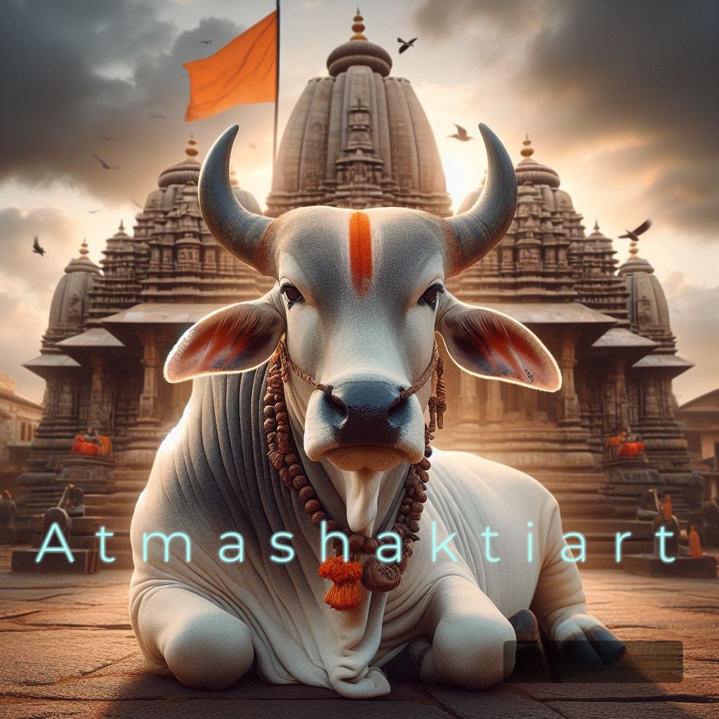 Nandi the Divine Bull | Lord Shiva Bull | Nandi Maharaj | Holy Nandi ...