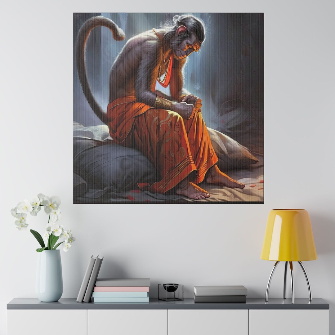 Lord Hanuman Rare Art Lord Hanuman Lucky Art for Home - Etsy