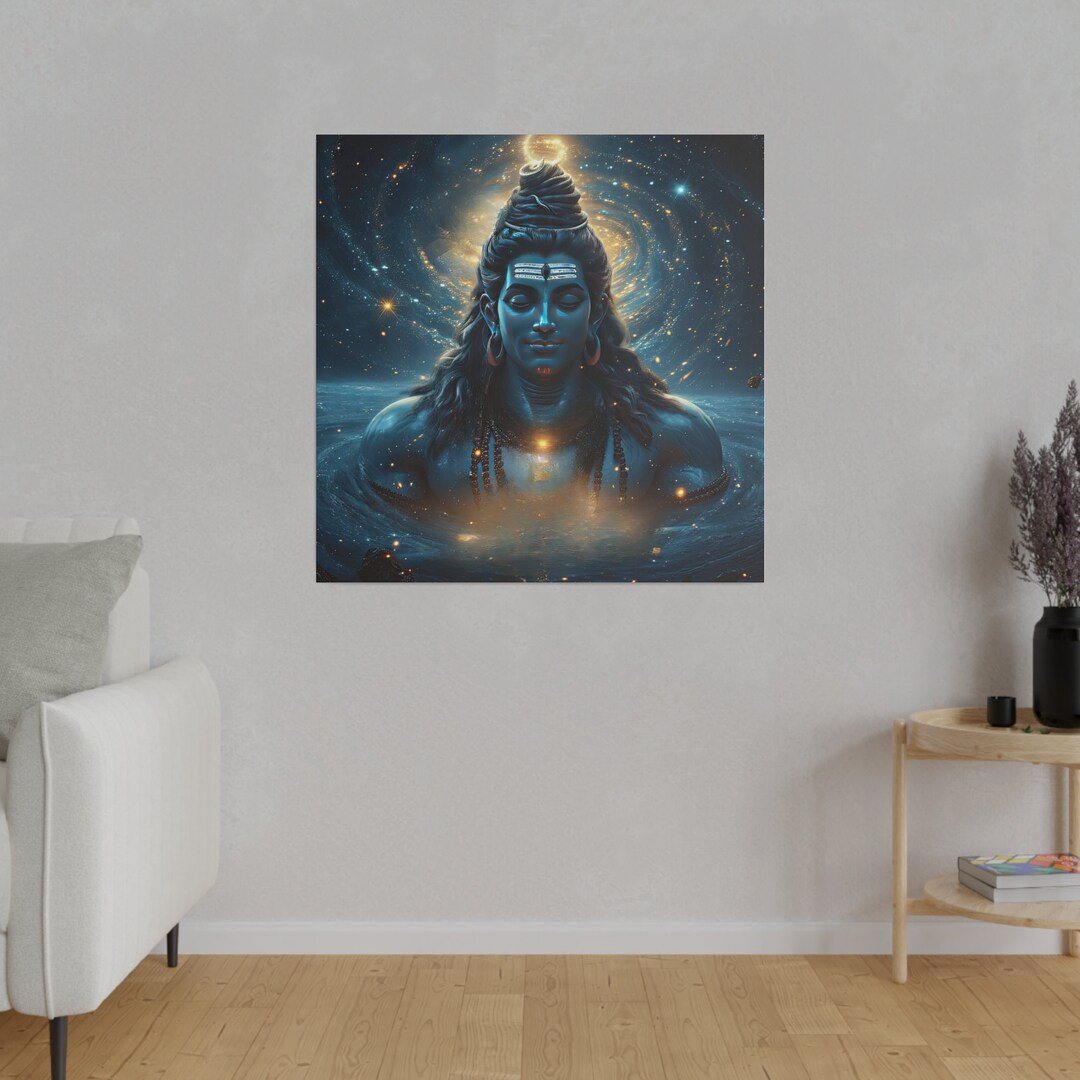 Lord Shiva, Cosmic Lord Shiva , Home Décor, Canvas Decor, Wall Art ...
