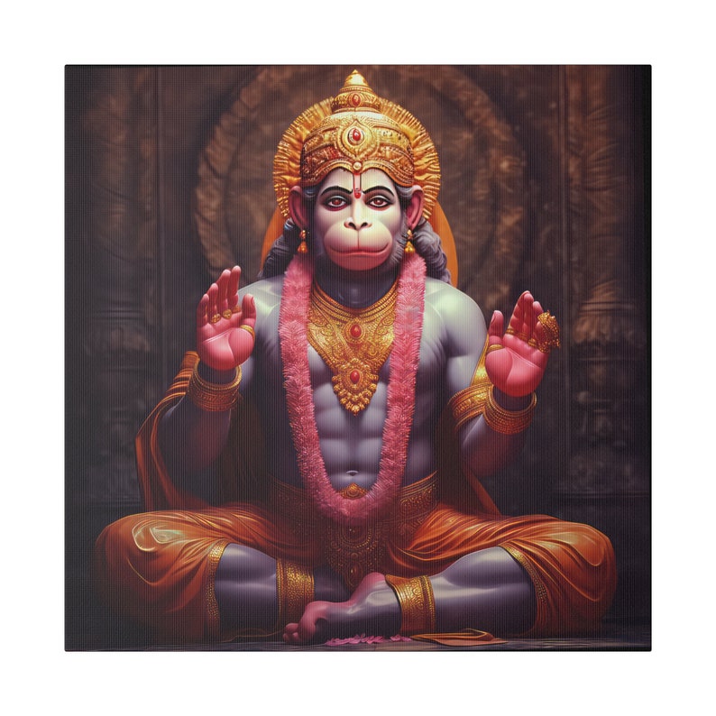 Lord Hanuman the Divine God , Hanuman Painting, Lord Hanuman Poster ...