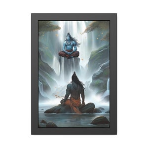 Lord Shiva With Lord Rama | Unique Art | Lucky Art | Home Decor ...