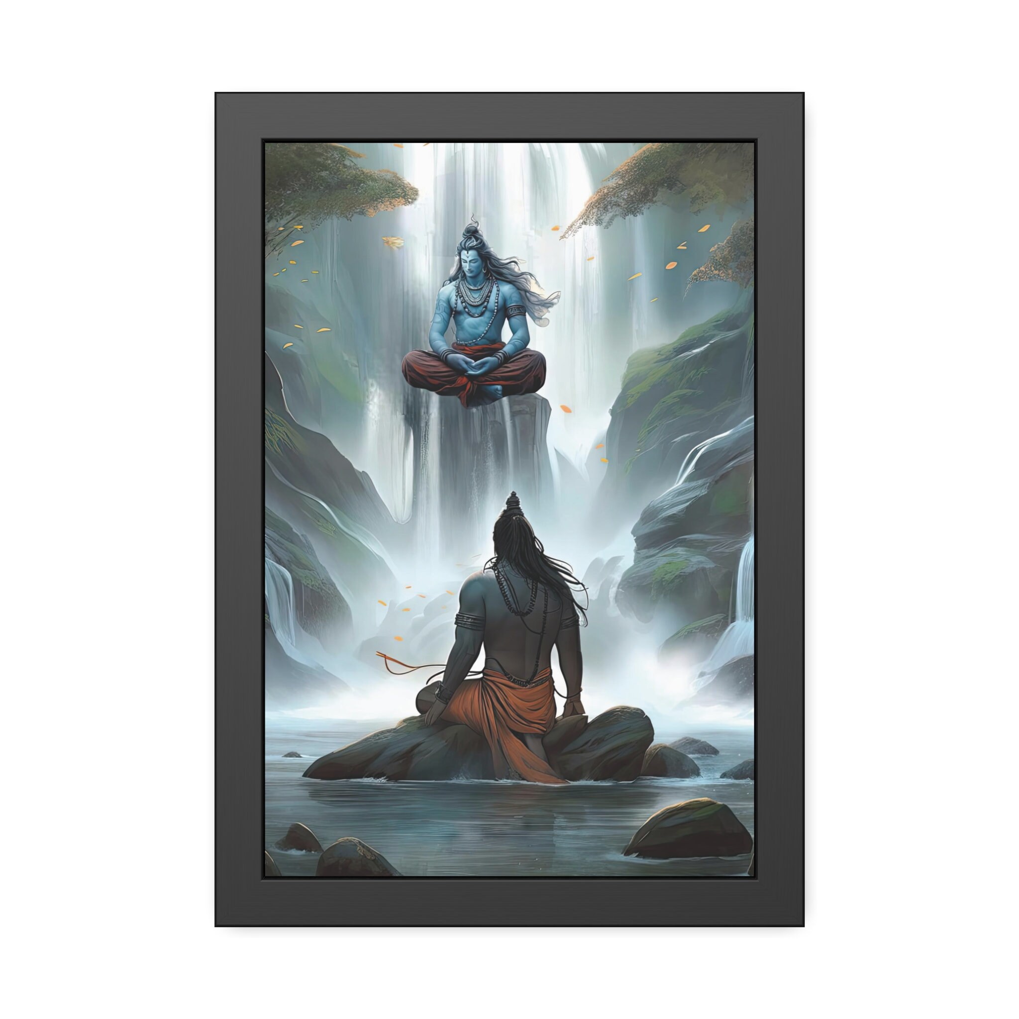 Lord Shiva With Lord Rama | Unique Art | Lucky Art | Home Decor ...