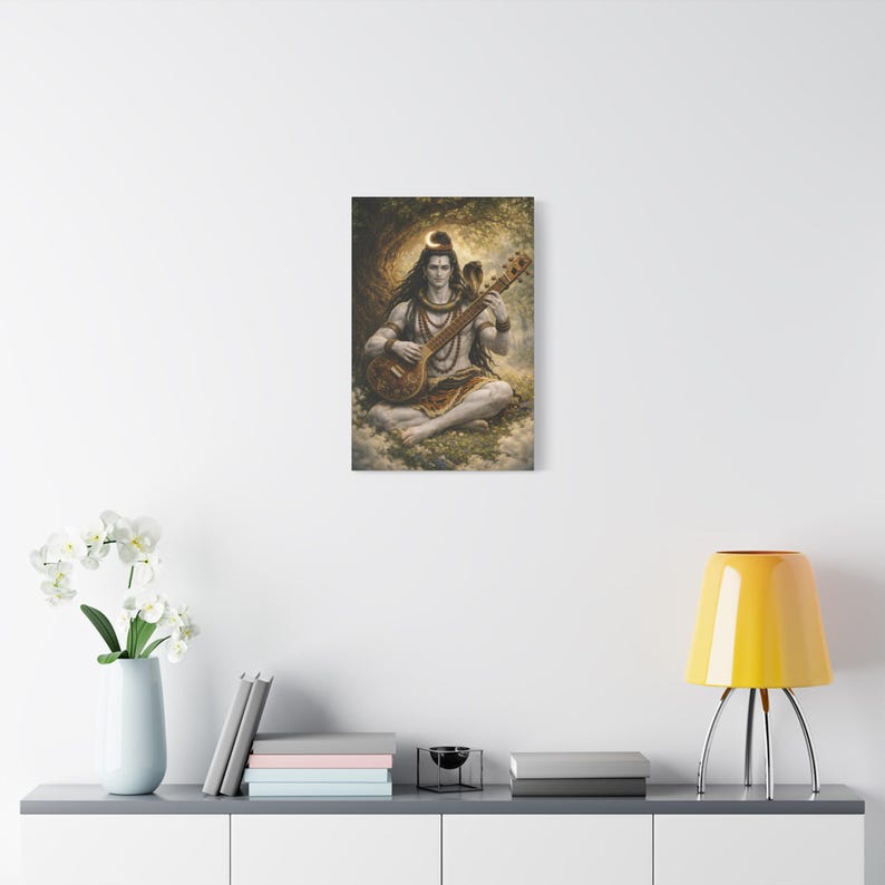 Lord Shiva Playing Sitar , Divine Art , Lucky Art , Lord Shiva, Sitar ...
