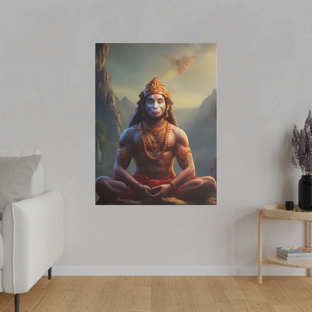 Lord Hanuman Smiling digital Art Instant Download Hanuman - Etsy