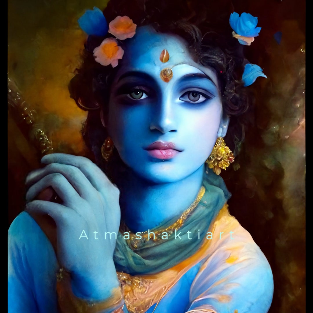 Lord Krishna,digital Art,digital Download, Beautiful Art, Divine Art ...