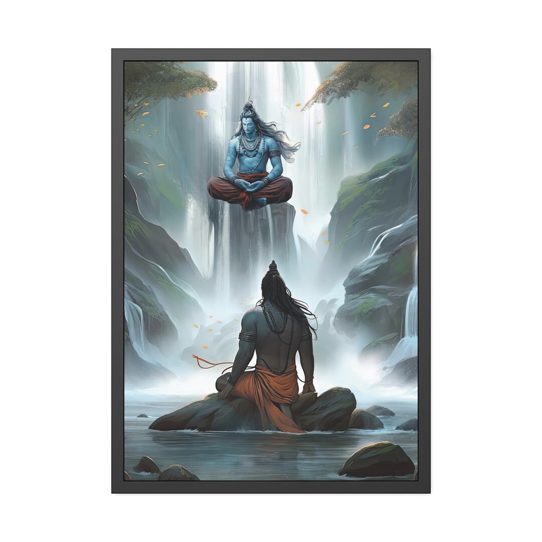 Lord Shiva With Lord Rama | Unique Art | Lucky Art | Home Decor ...