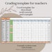 Grading Template Excel | Teachers | Excel Template | School Grades ...