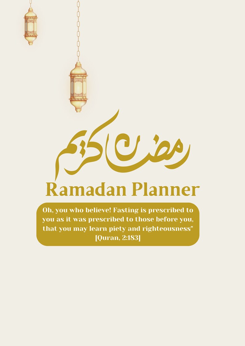 2023 Ramadan Journal and Planner - Etsy