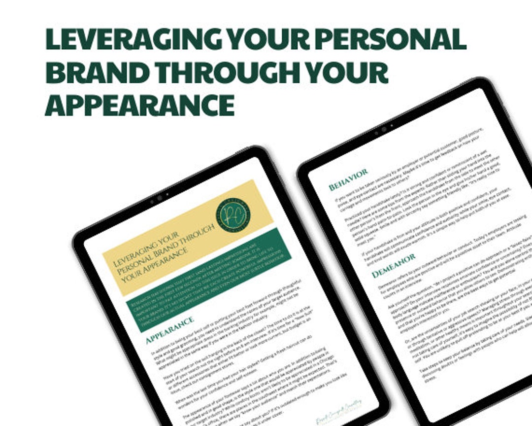 Personal Branding – Leveraging Your Brand Through Your Appearance - Etsy