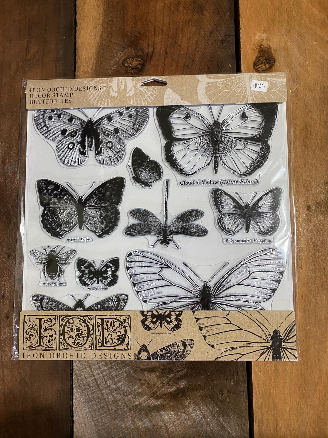 IOD Iron Orchid Designs Butterflies Stamp, New in Package - Etsy