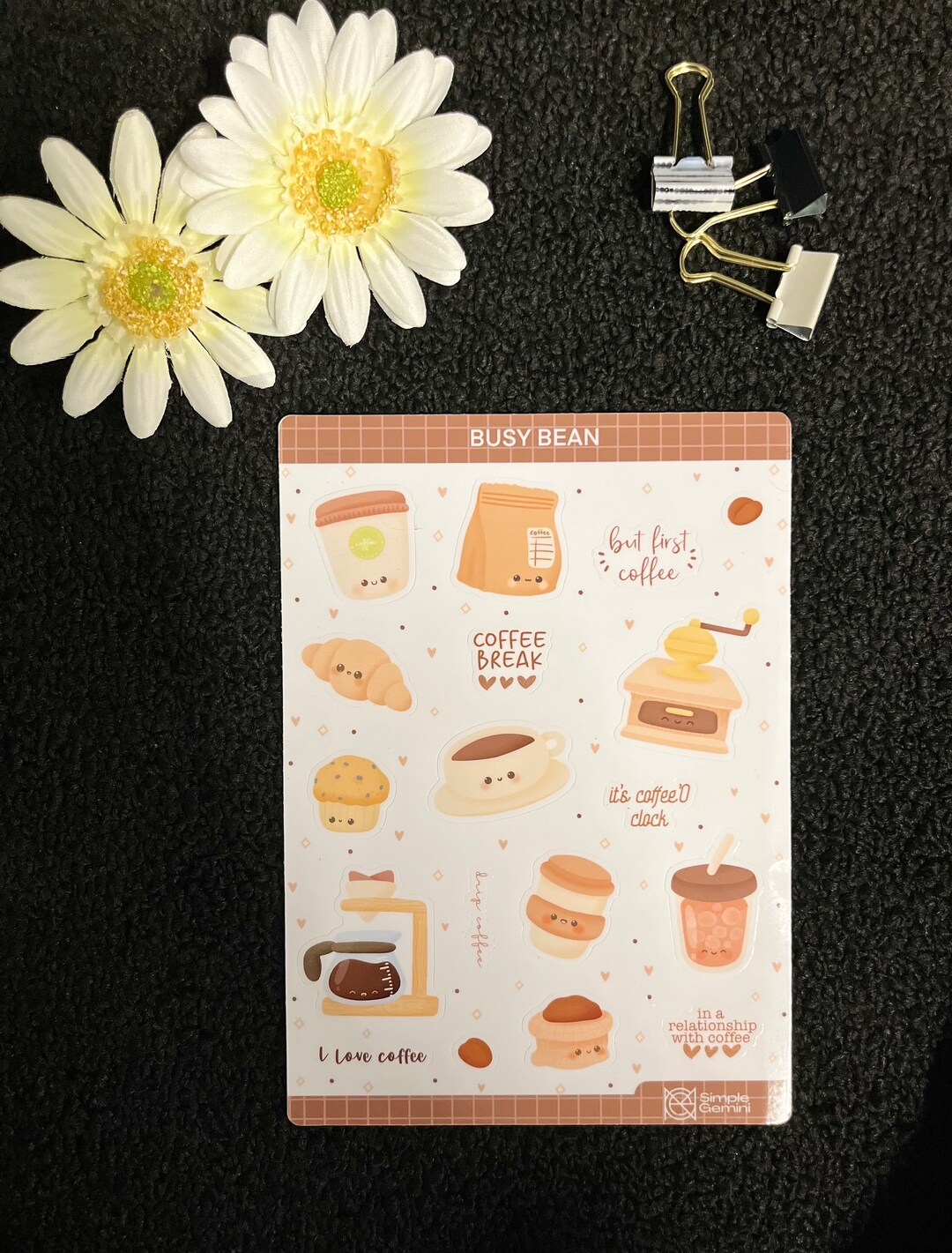 Sticker Sheet Coffee Break Stickers Planner Stickers - Etsy