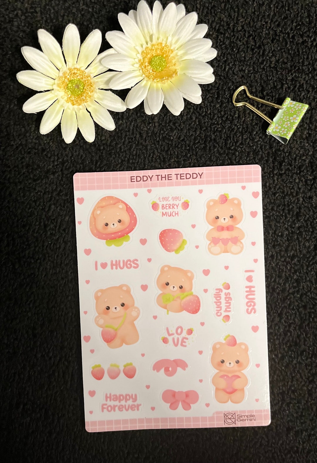 Bear Sticker Sheet ,stickers, Teddy Bear Stickers, Bear Stickers ...