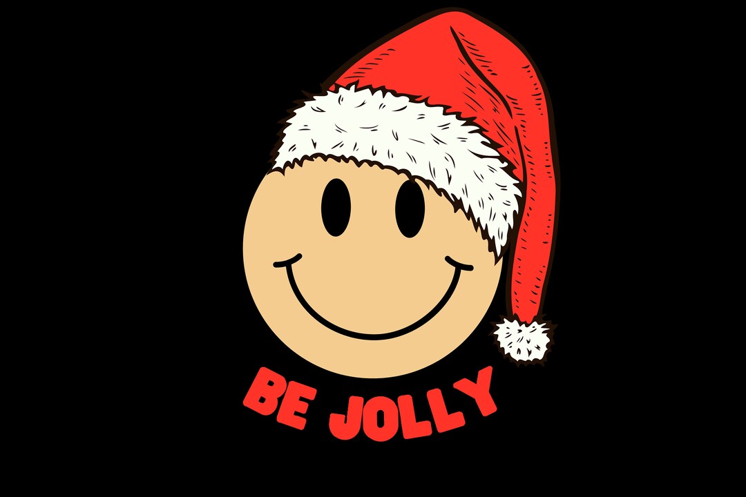 Be Jolly, Smiley Santa, Smiley Face, Joy of the LORD - Etsy