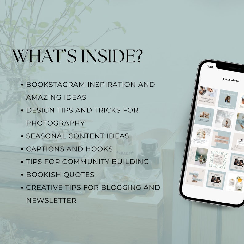 Bookstagrammer Content Creation Guide, Book Marketing Tips and Captions ...