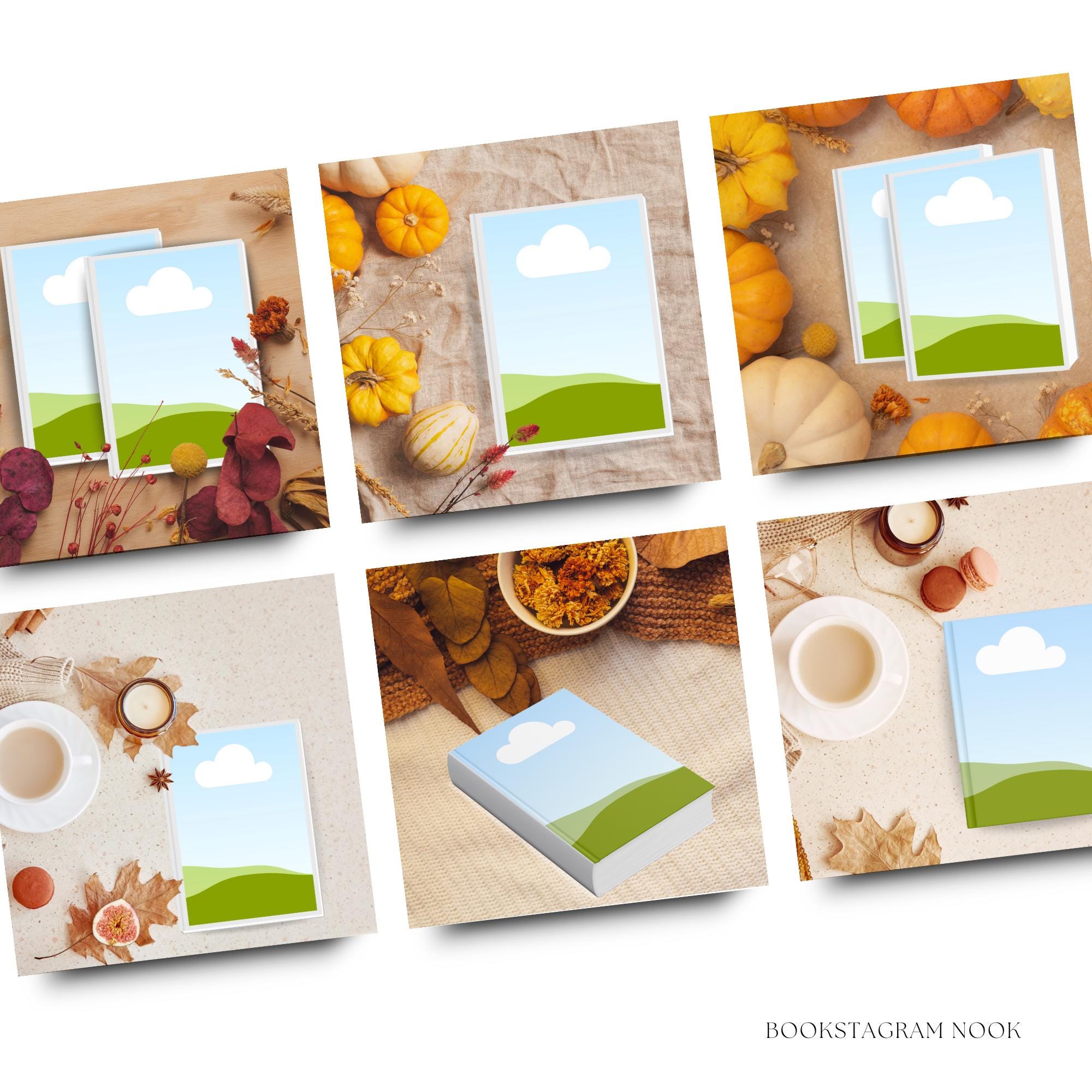 Canva Book Mockups, Book Cover Mock up Template, Author Flatlays, Canva ...