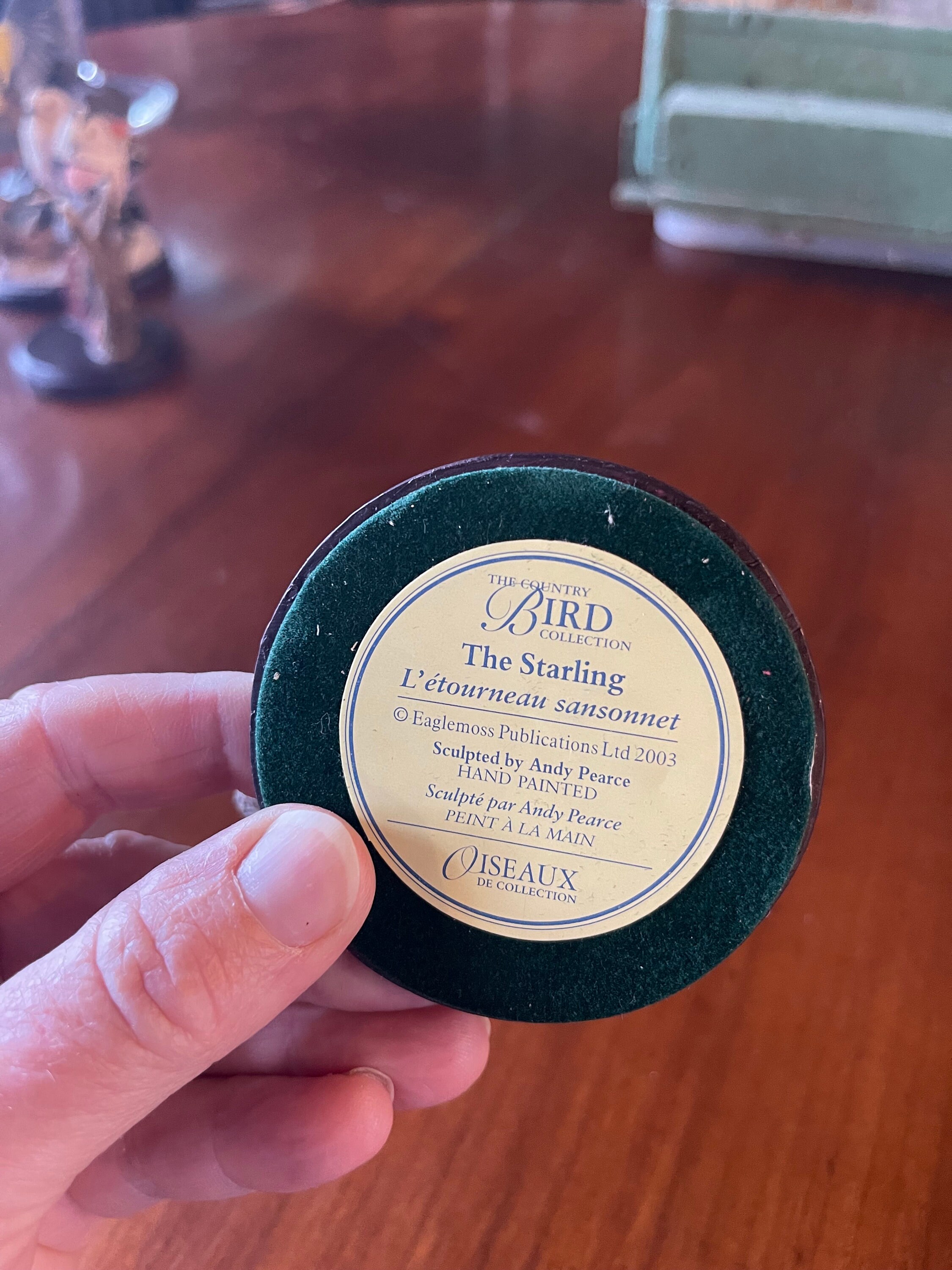 Set De 3 Oiseaux En Miniature, Signés the Country Bird Collection - Etsy