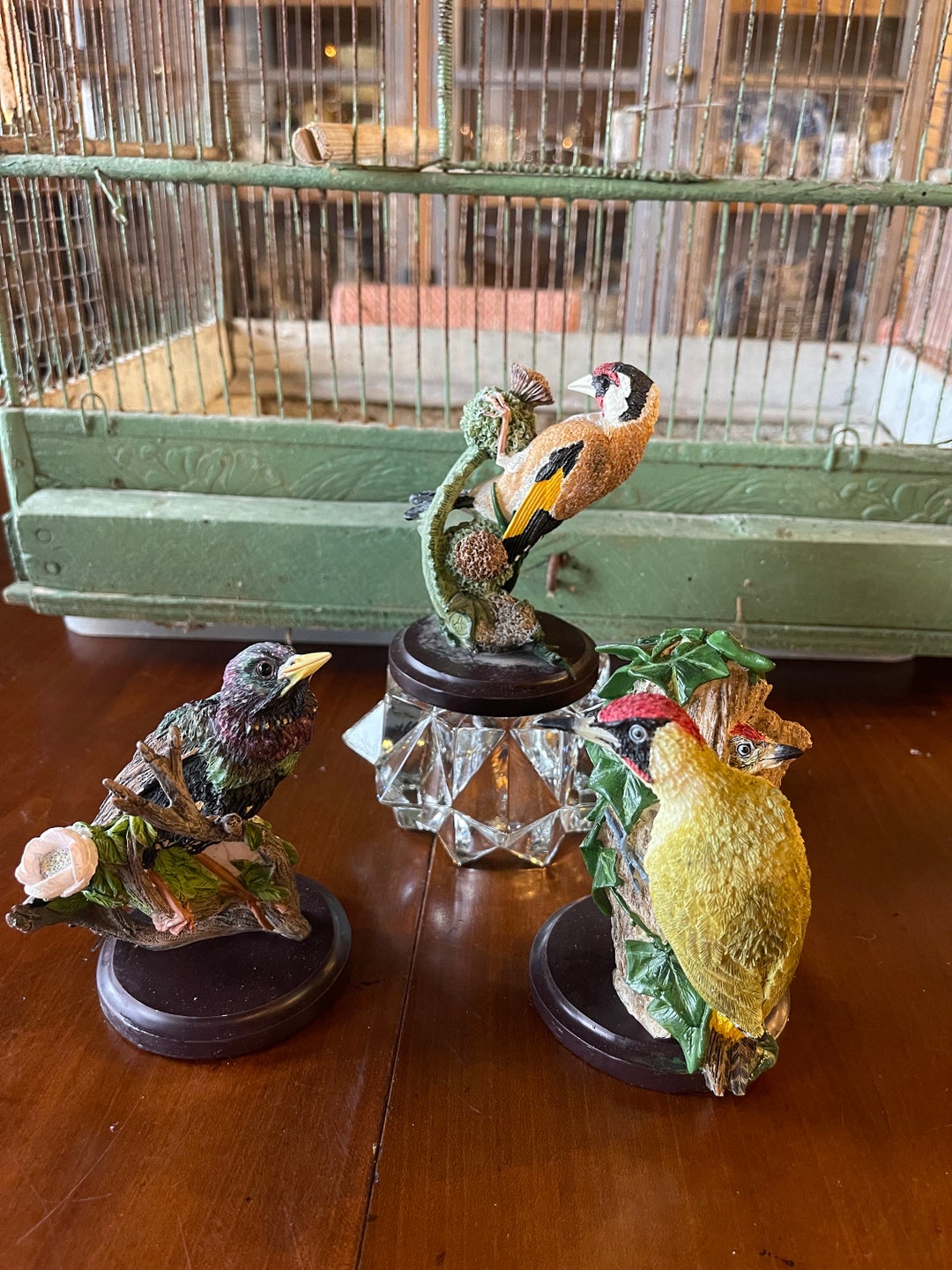 Set De 3 Oiseaux En Miniature, Signés the Country Bird Collection - Etsy