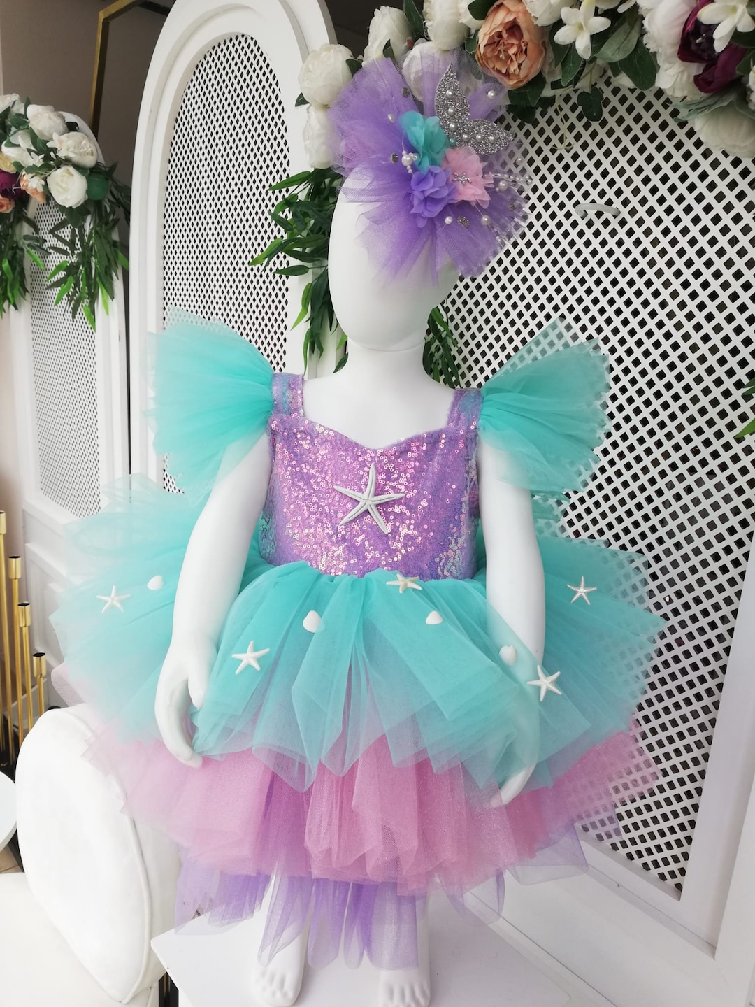 Mermaid Style Dresses, Ariel Mermaid Dress Costume, Mermaid Photoshoot ...