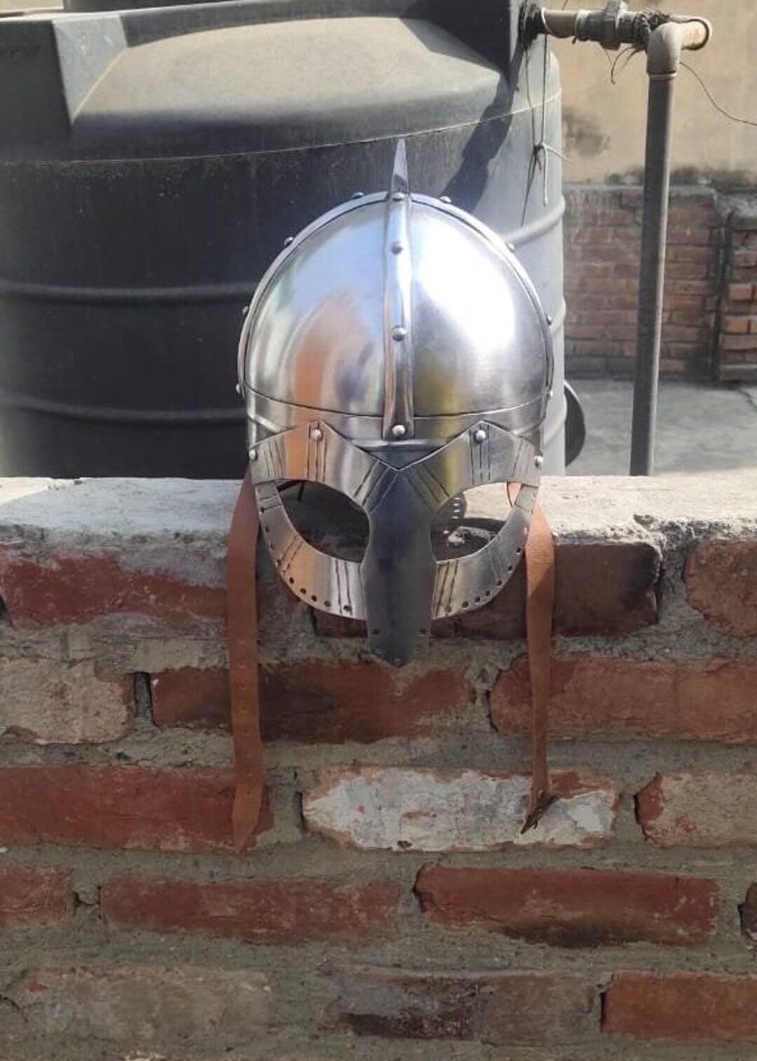 Medieval Viking Warrior Spectacle Helmet Battle Ready Viking - Etsy