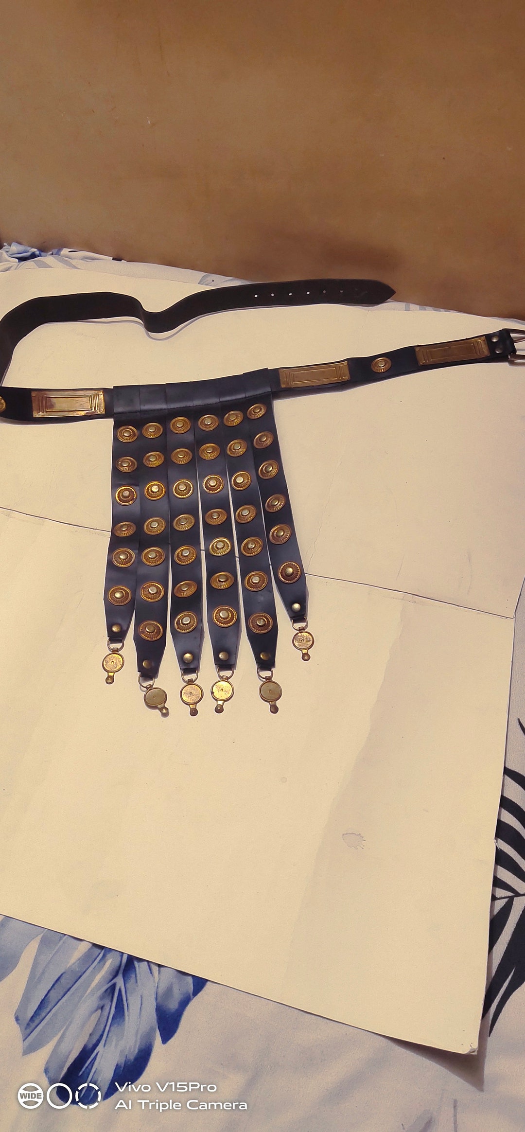 Roman Leather Apron Belt ,heavy Brass Fittings Cingulum ,wearable ...