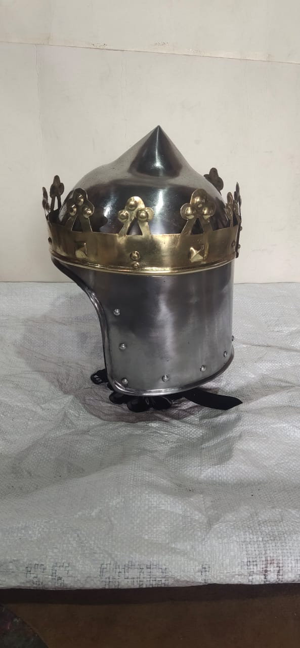 King Richard Crown Helmet Medieval Monarch Knight King Richard ...