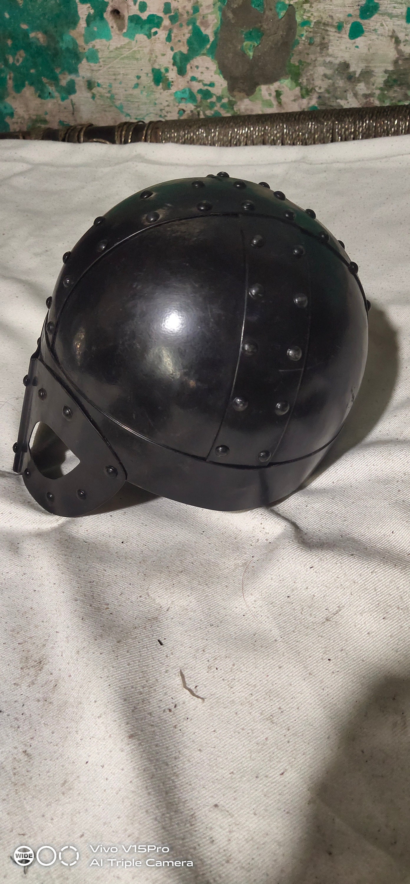 Medieval Viking Warrior Spectacle Helmet, Battle Ready Viking Helmet ...