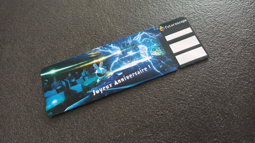 Futuroscope Ticket, Personalized Ticket, Invitation, Personalized Gift ...