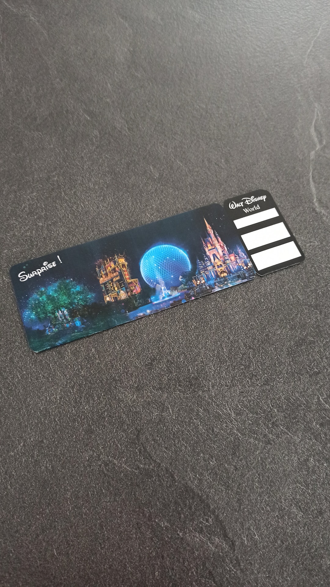 Disney World Ticket, Customized Ticket, Invitation, Personalized Gift ...